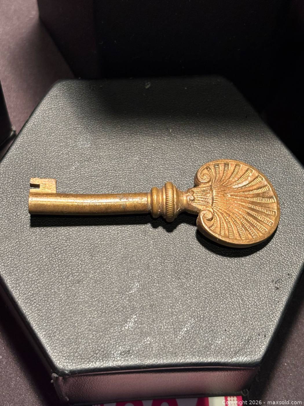 3" ornate brass skeleton key | Maxsold