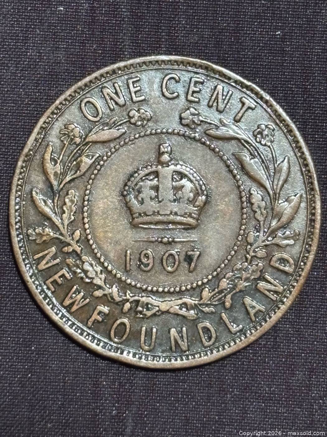 1907 Newfoundland One Cent Coin | Maxsold