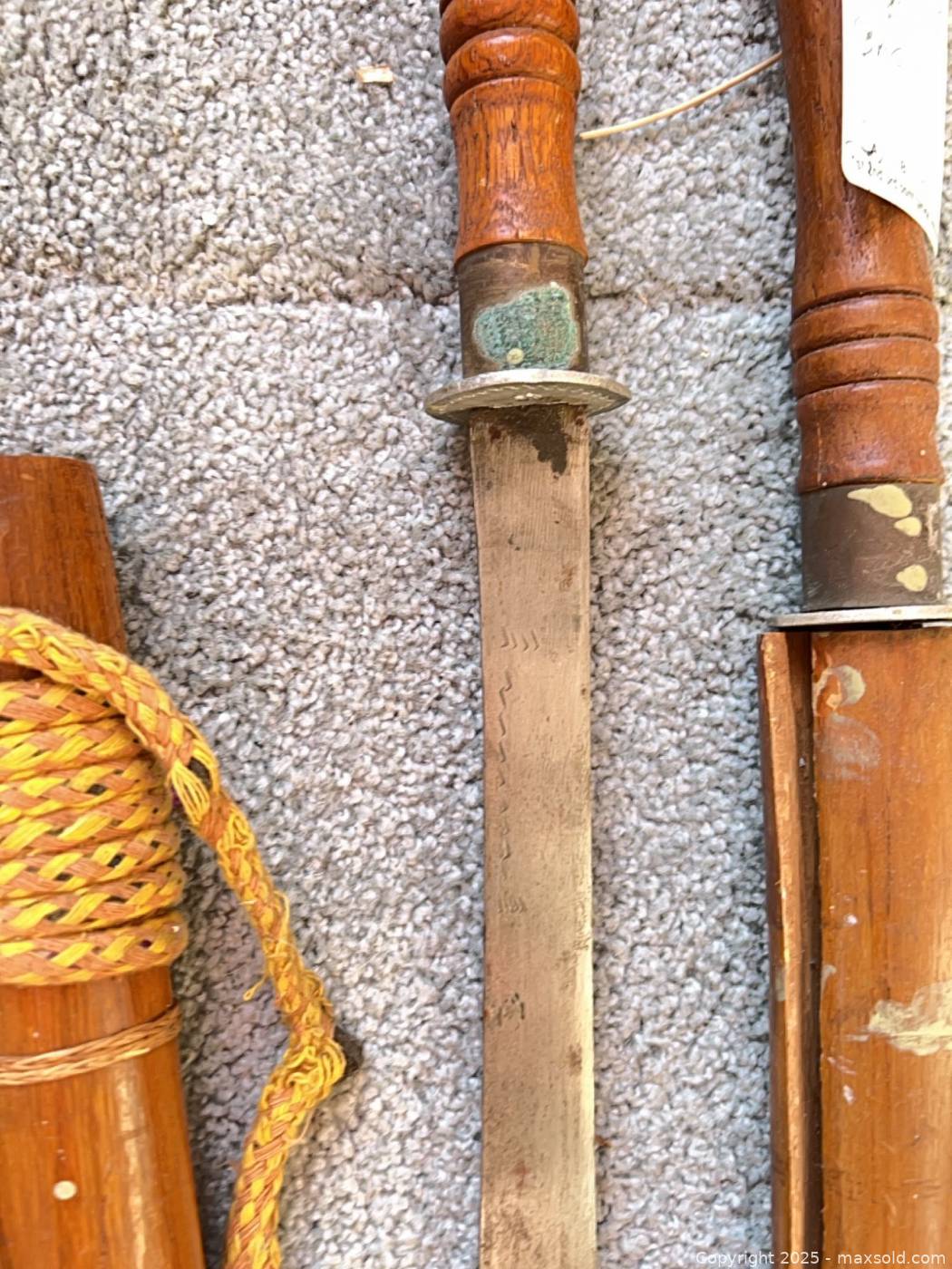 Pair Decorative Wood-Handled Swords | Maxsold