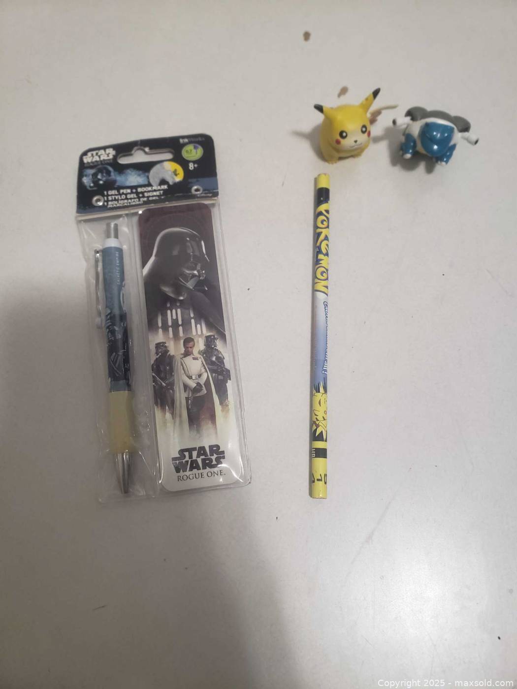 Star Wars Rogue One pen, Pokemon pencil with Pikachu and Blastoise ...