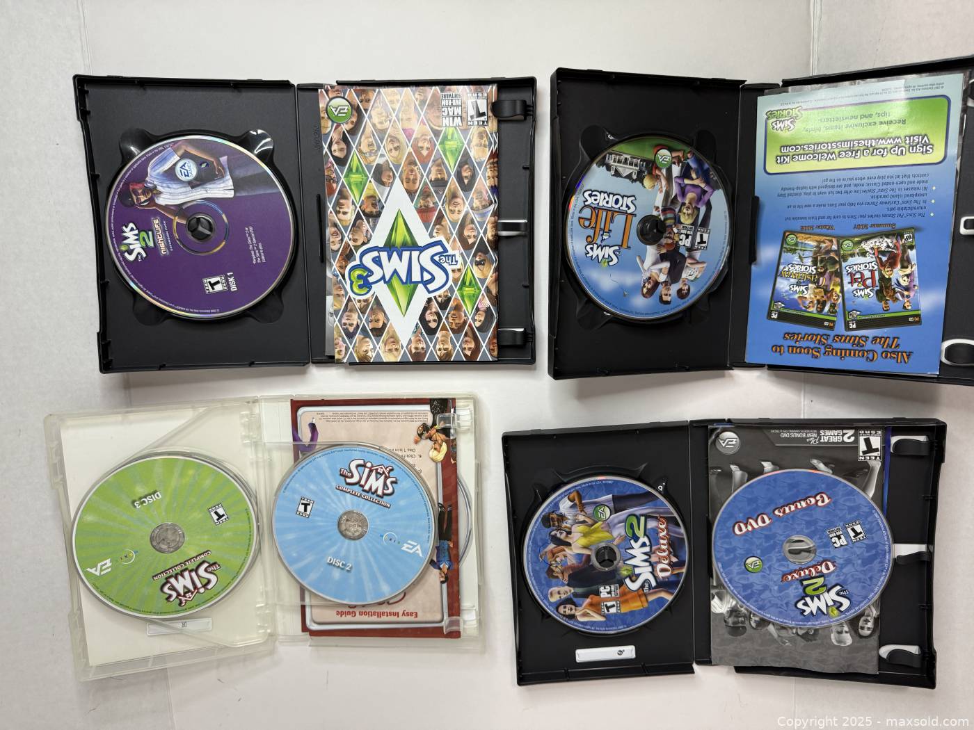The Sims PC game collection, 4 sets | Maxsold