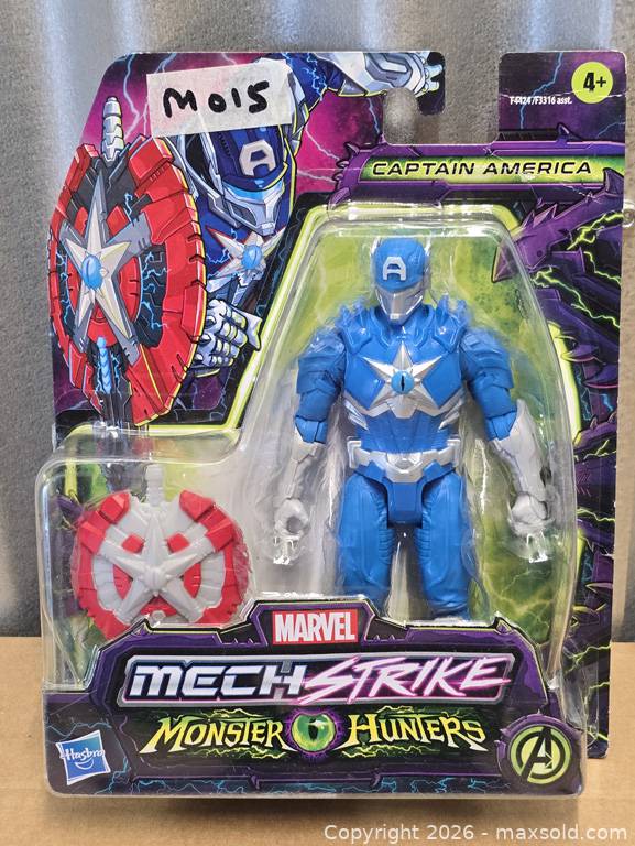 Marvel Captain America Mech Strike Monster Hunters action figure | Maxsold