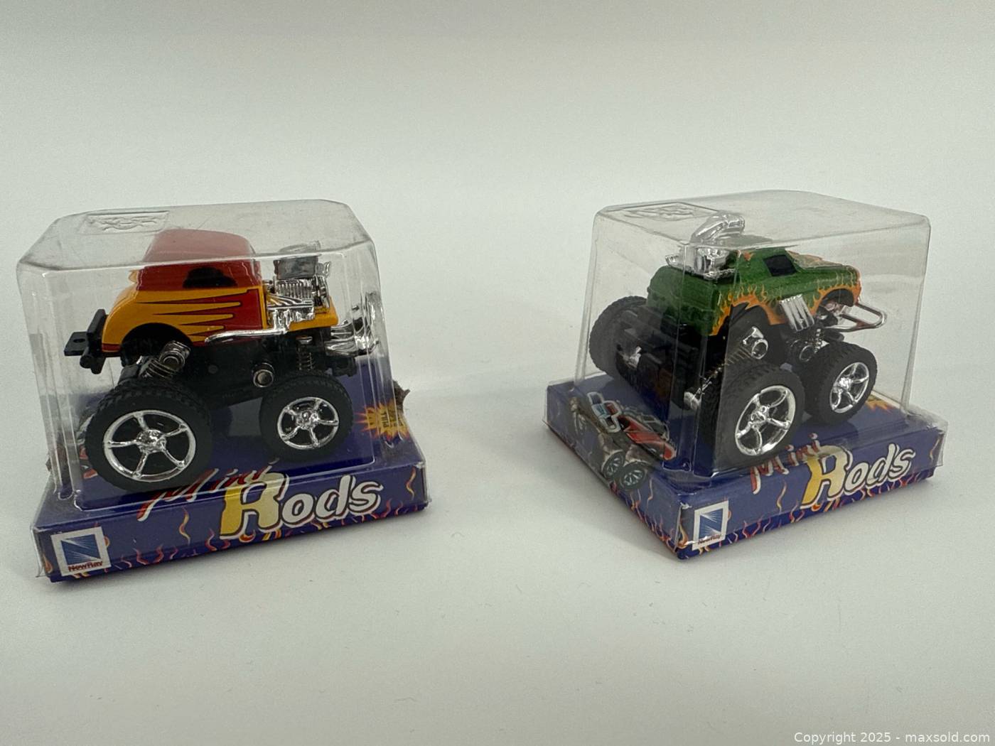 NewRay Mini Rods pull-back monster trucks (2) | Maxsold