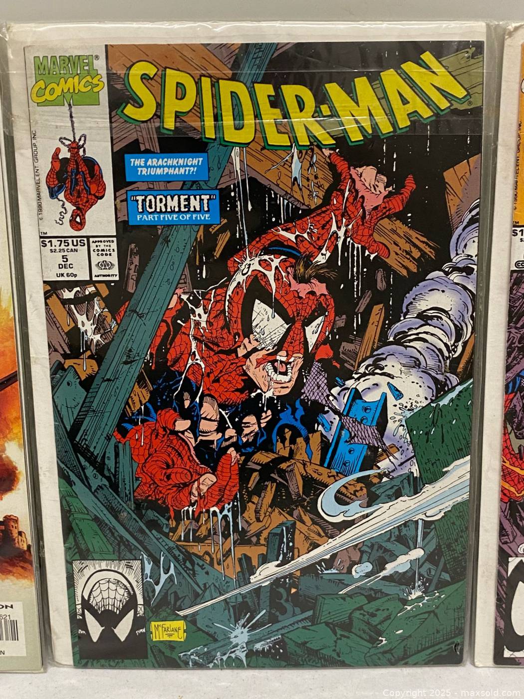 Marvel Comics Spider-Man #4 & #5, Captain America Variant | Maxsold