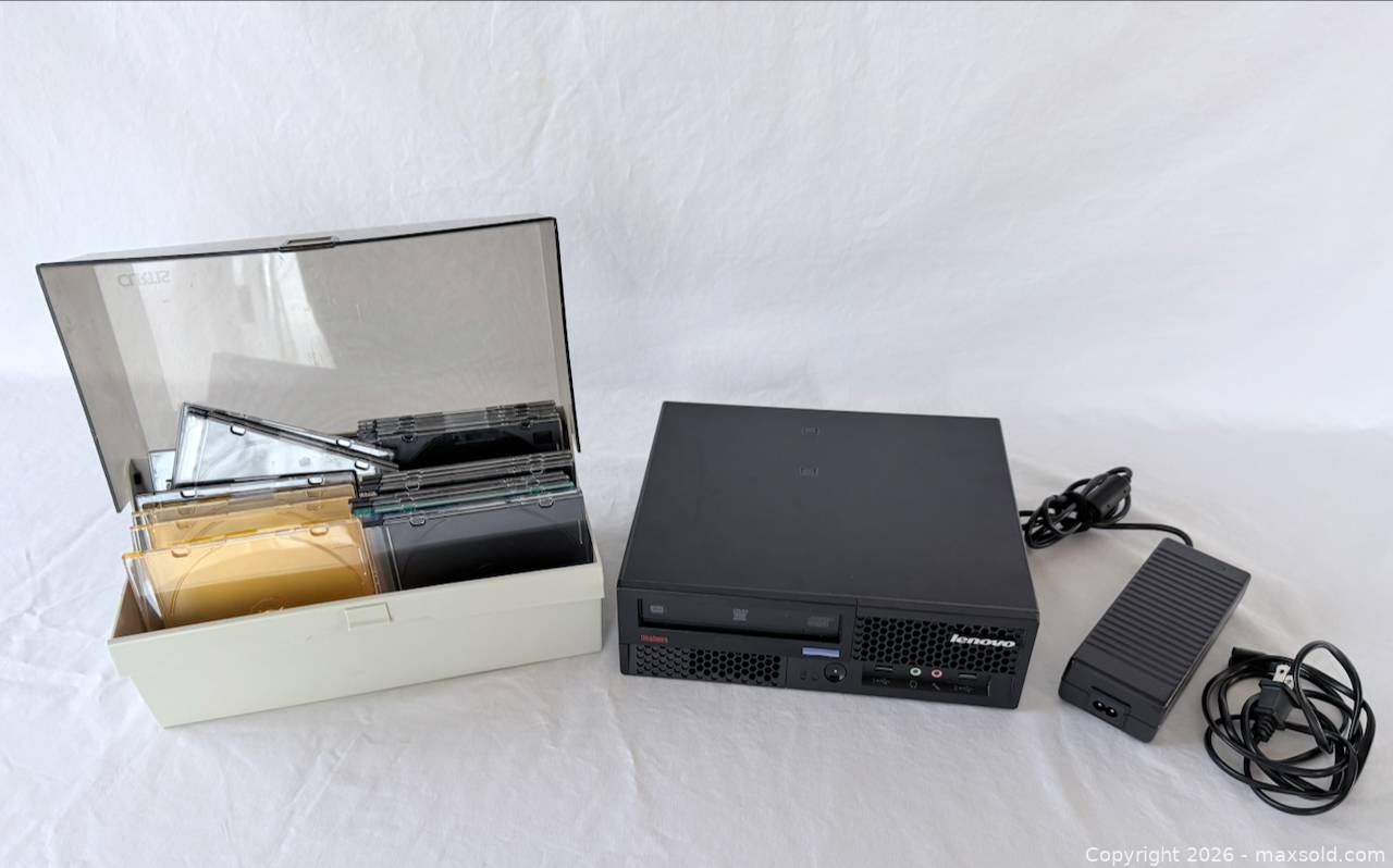 Lenovo ThinkCentre M58p SFF desktop with accessories | Maxsold