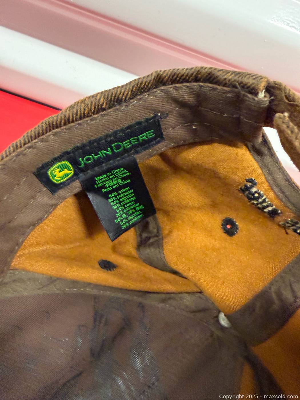 John Deere & Browning waxed cotton baseball caps | Maxsold