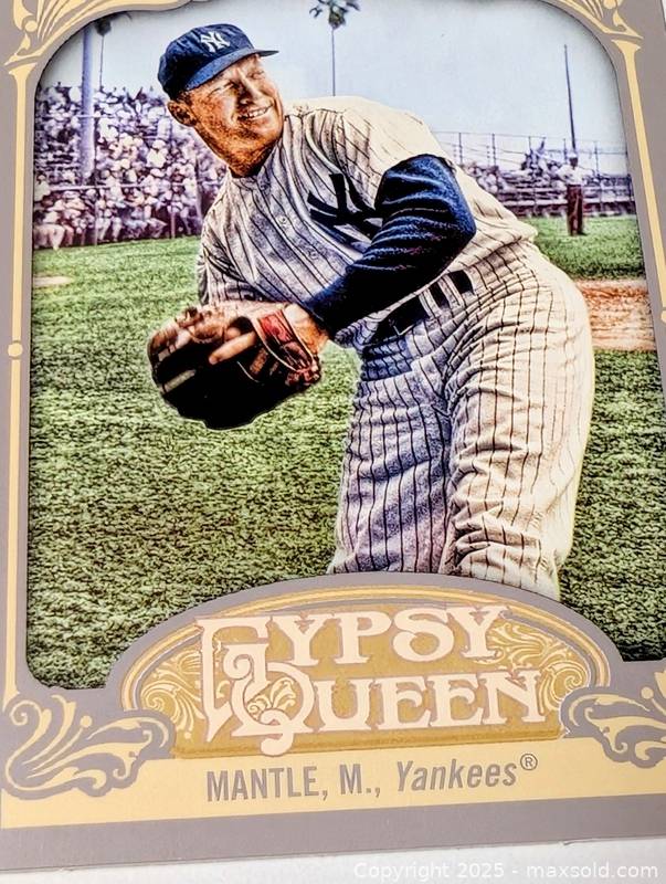 Mickey Mantle Topps Gypsy Queen baseball card | Maxsold