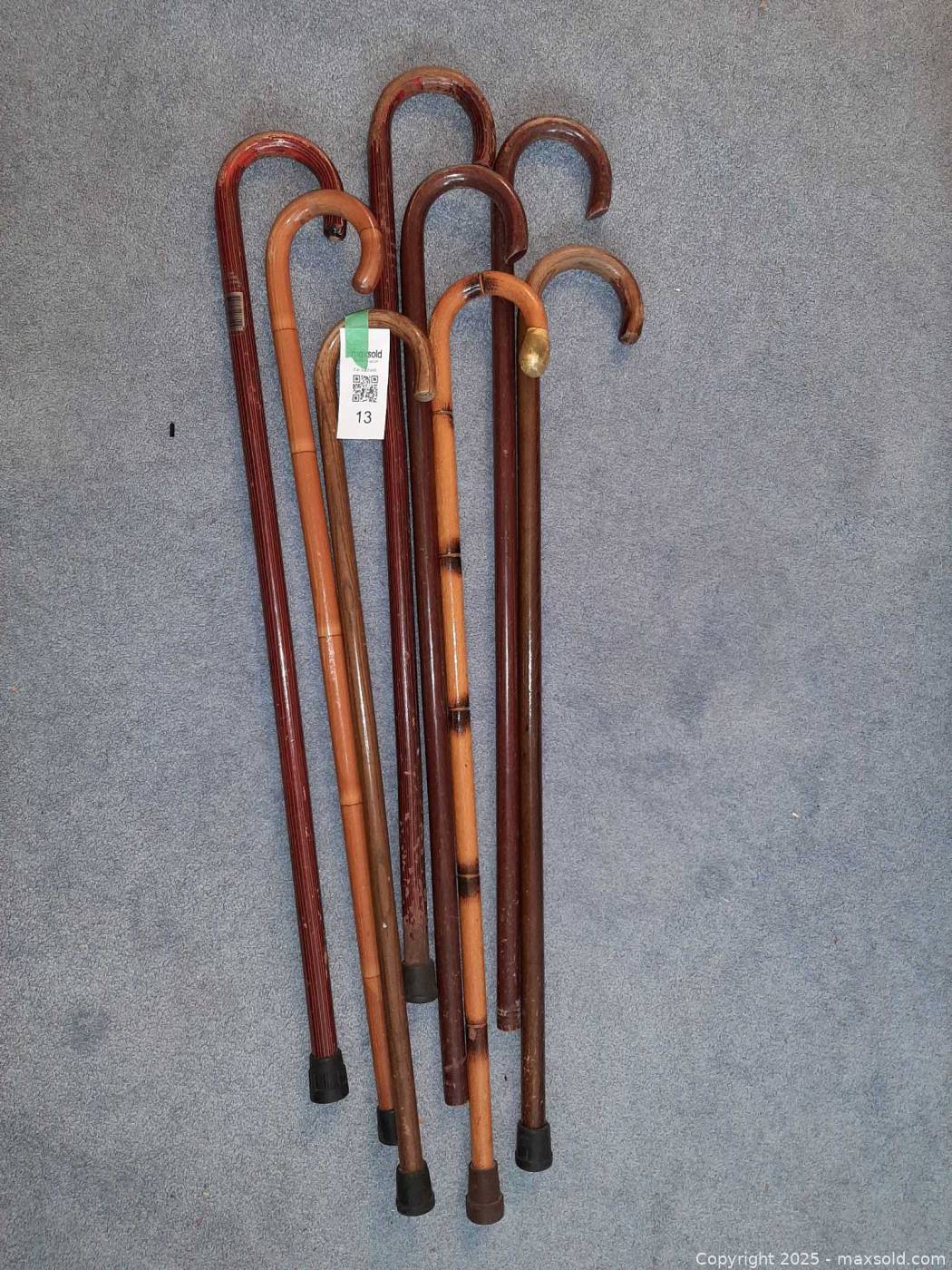 Bamboo and cherry wood canes | Maxsold