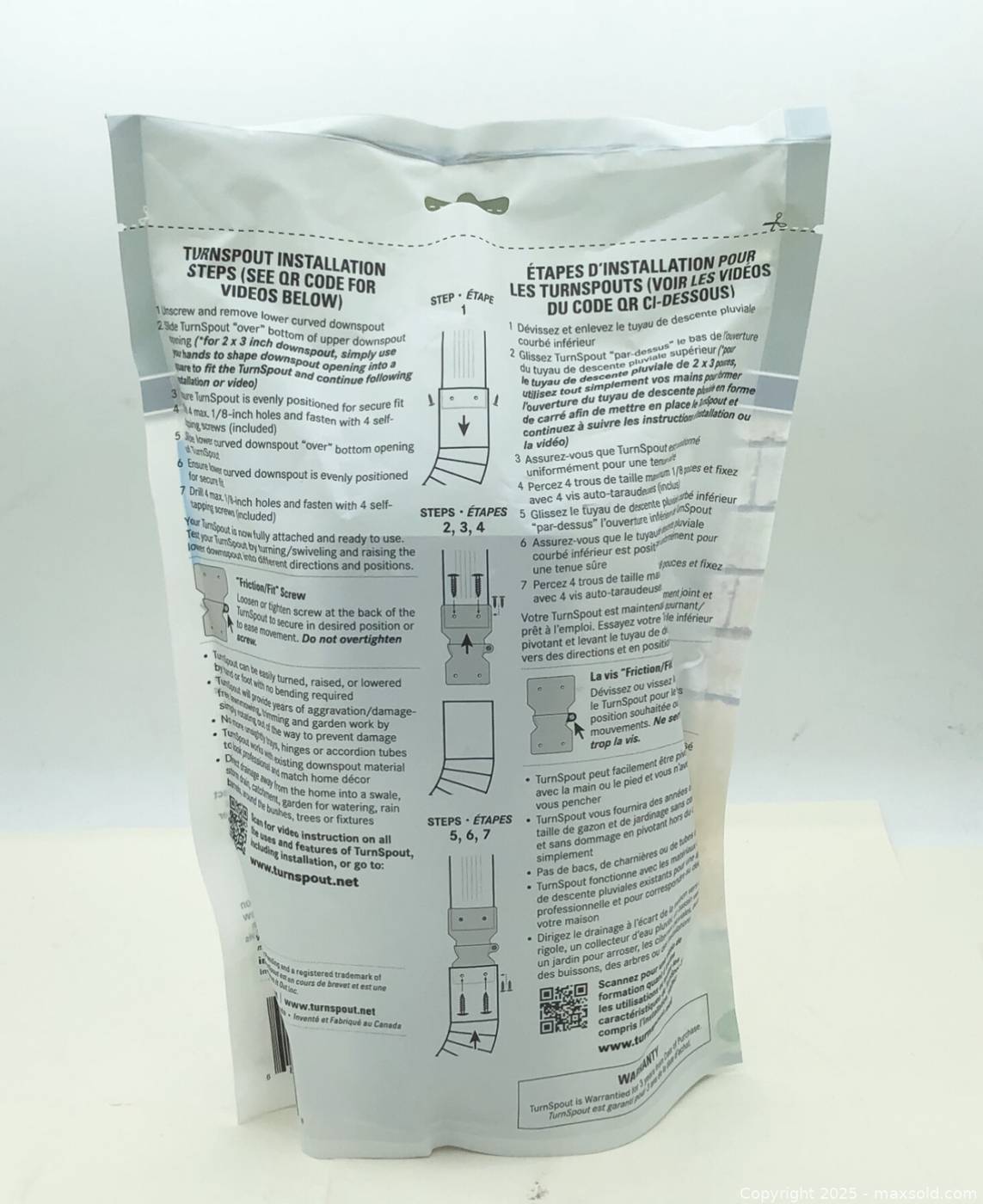 3 TurnSpout 2x3" directional downspout connectors | Maxsold