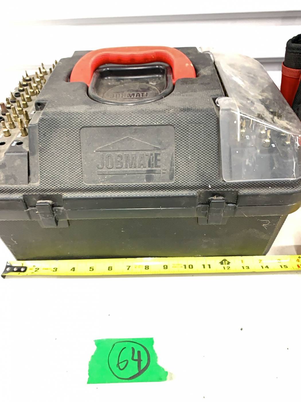 Jobmate drill/driver bit set with case and tool tote | Maxsold