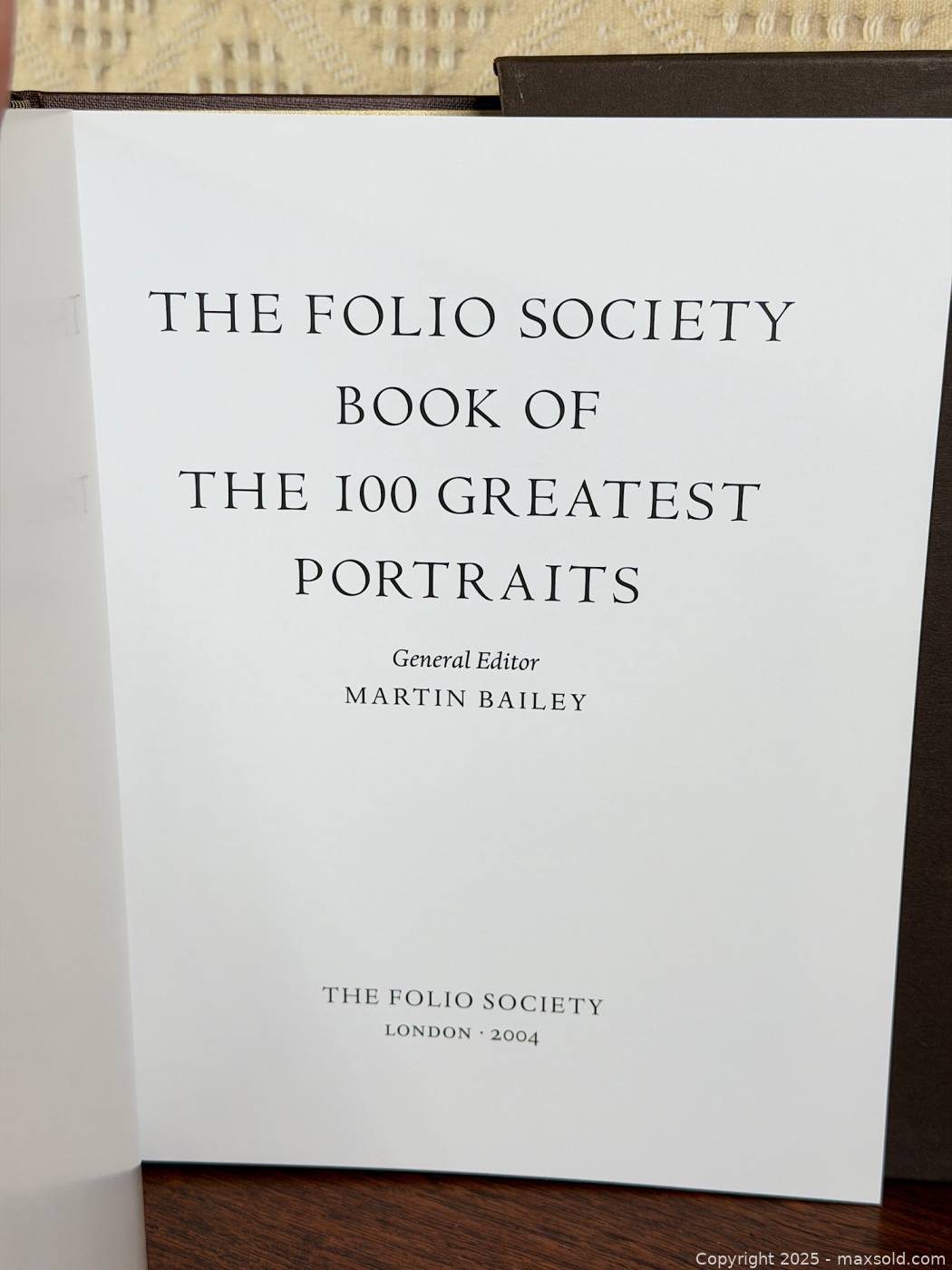The Folio Society Book of the 100 Greatest Portraits | Maxsold