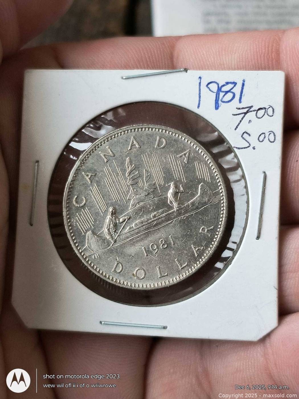 1981 Canadian 1 dollar coin | Maxsold