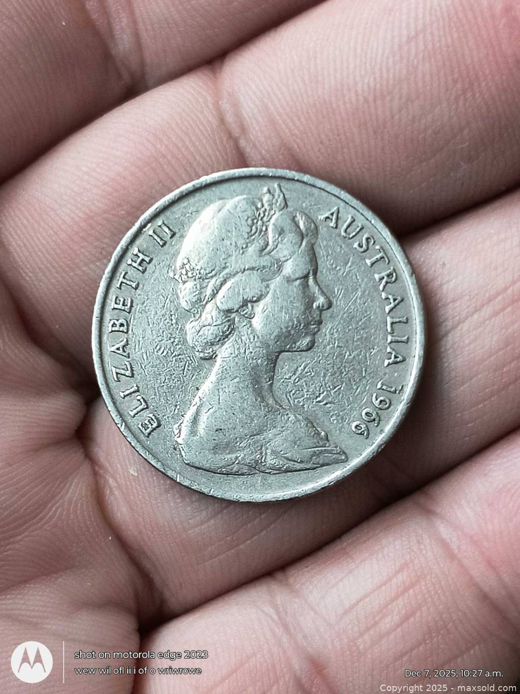 Australia 20 cent coin 1966 | Maxsold