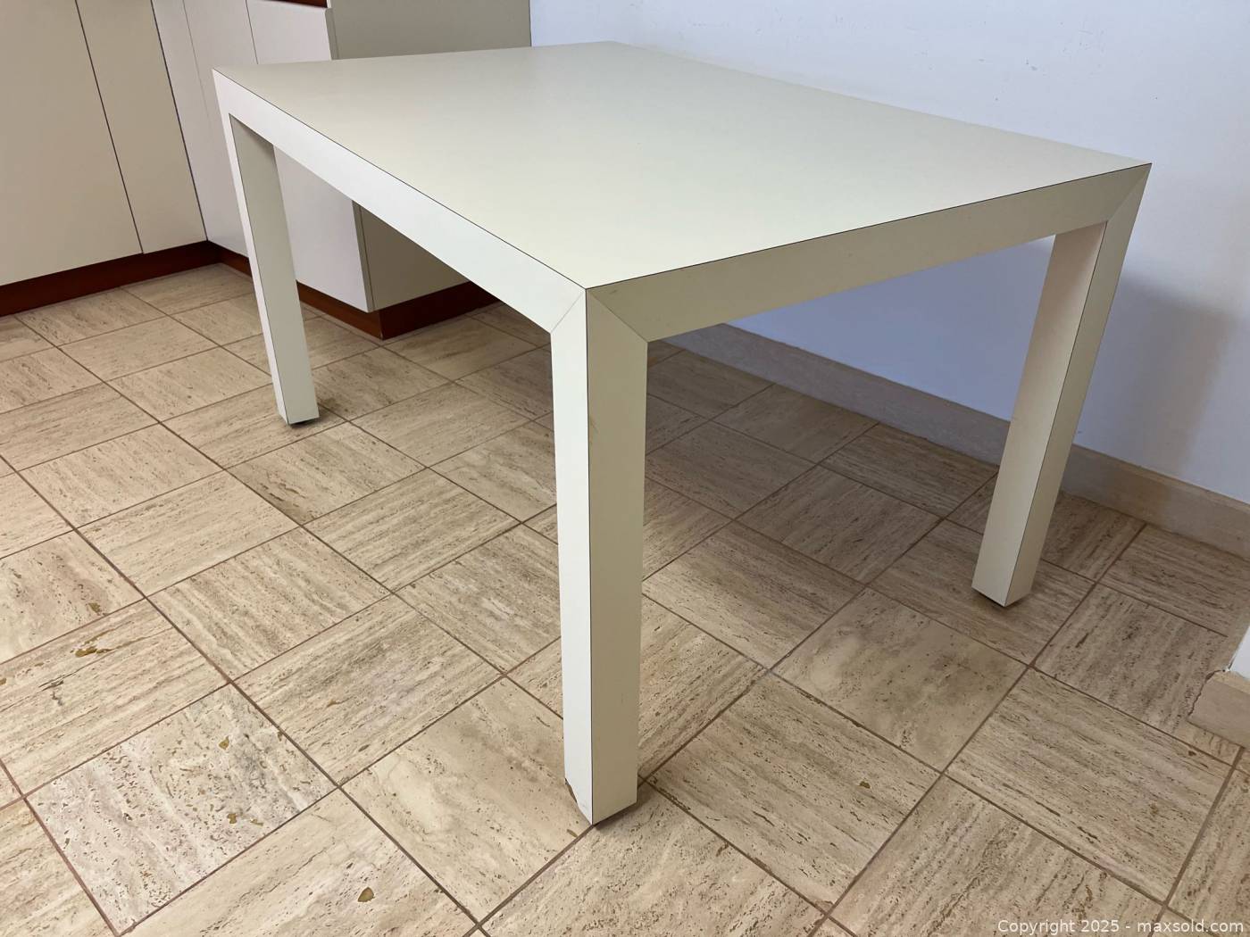 Rectangular Laminated Wood Table | Maxsold