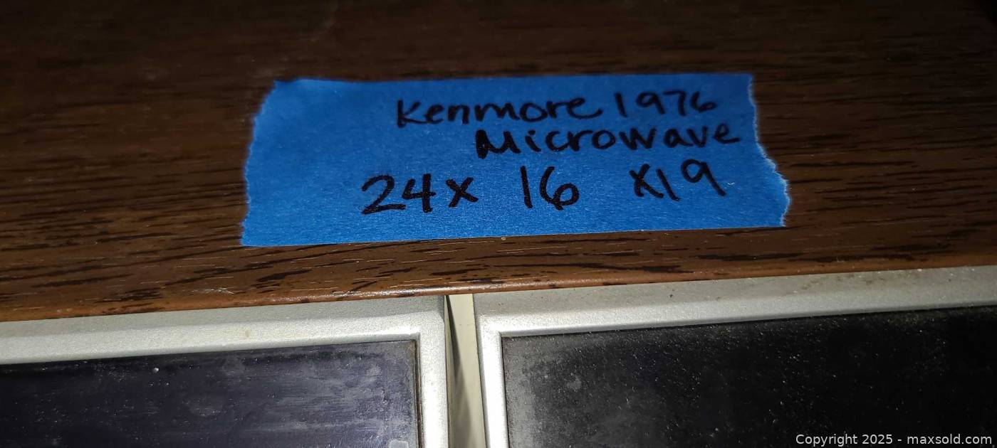 Vintage Kenmore Microwave, Mini Fridge, Krups Coffee Maker, Salton ...