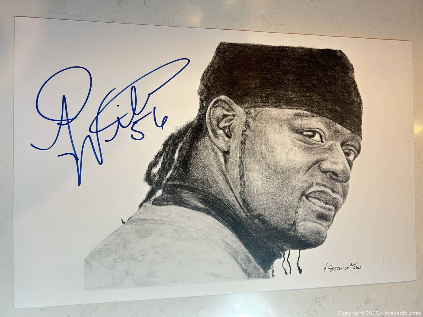 Al Wilson autographed limited edition 11x14 lithograph | Maxsold