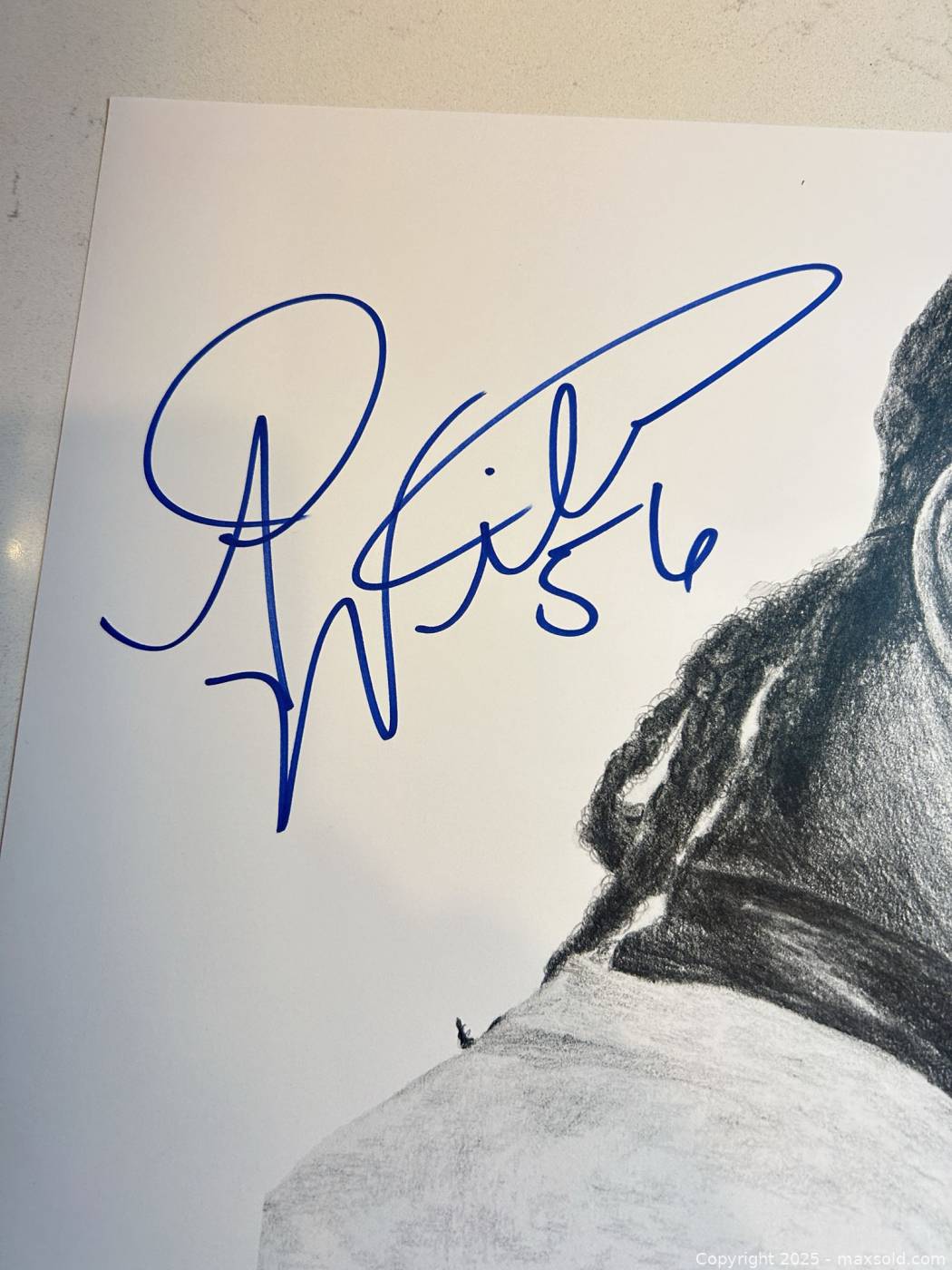 Al Wilson autographed limited edition 11x14 lithograph | Maxsold