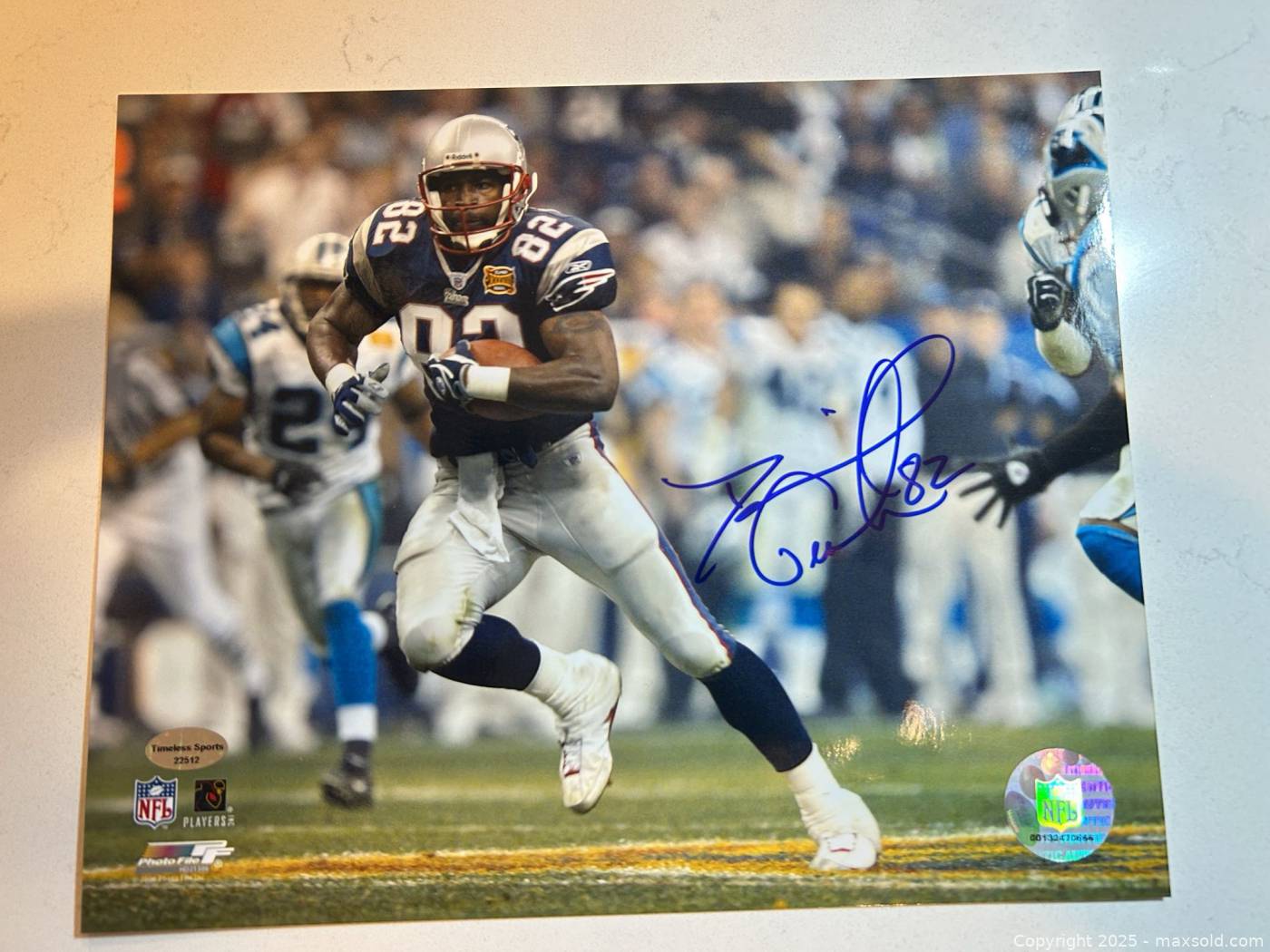 Daniel Graham signed 8x10 Patriots photo with COA | Maxsold