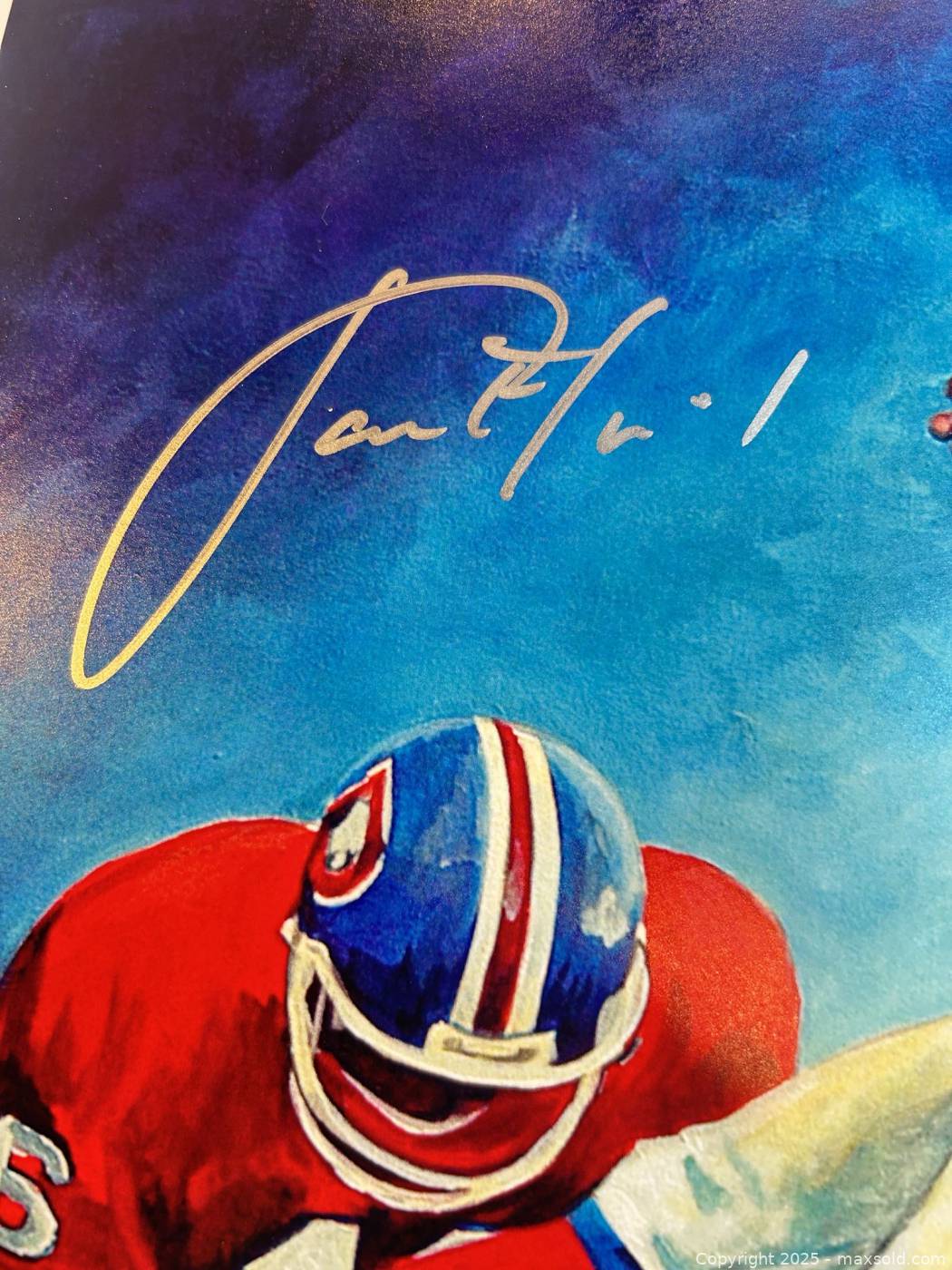 Jason Elam signed Denver Broncos 11x14 lithograph | Maxsold