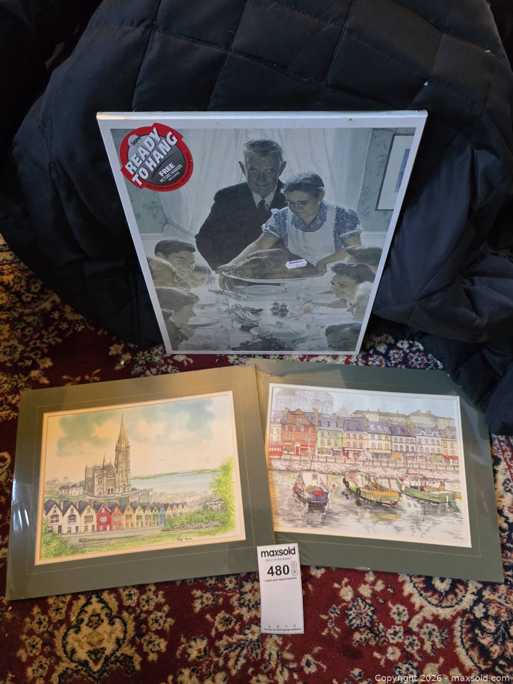 Norman Rockwell Poster & 2 Róisín O'Shea Irish Prints | Maxsold
