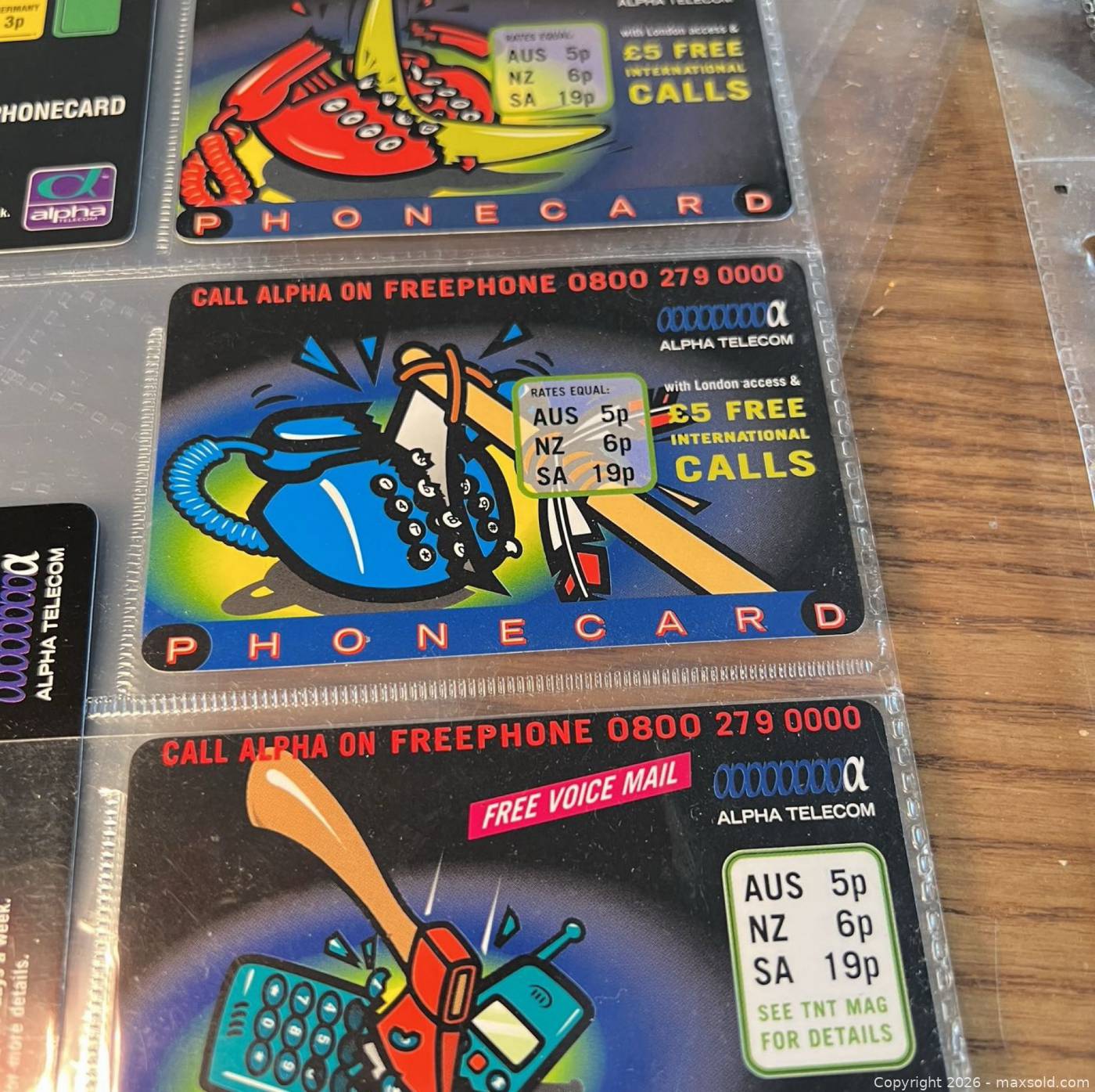 Vintage phonecard collection | Maxsold