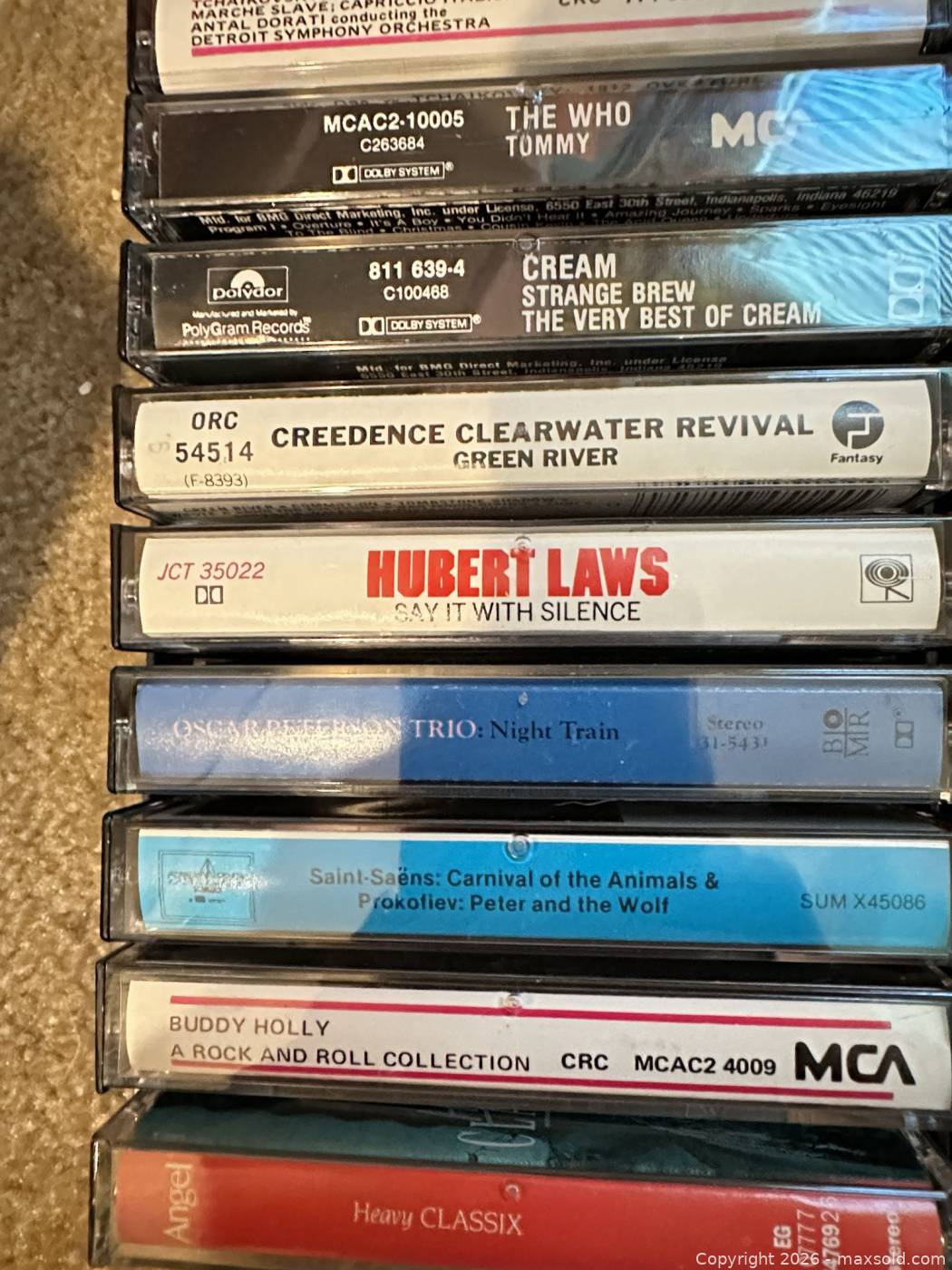Approx. 38 Commercial Cassette Tapes – Various Artists | Maxsold
