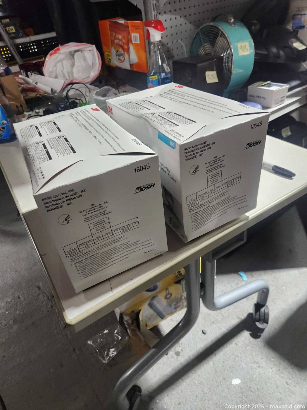 3M VFlex 1804S N95 respirator masks, 2 boxes | Maxsold