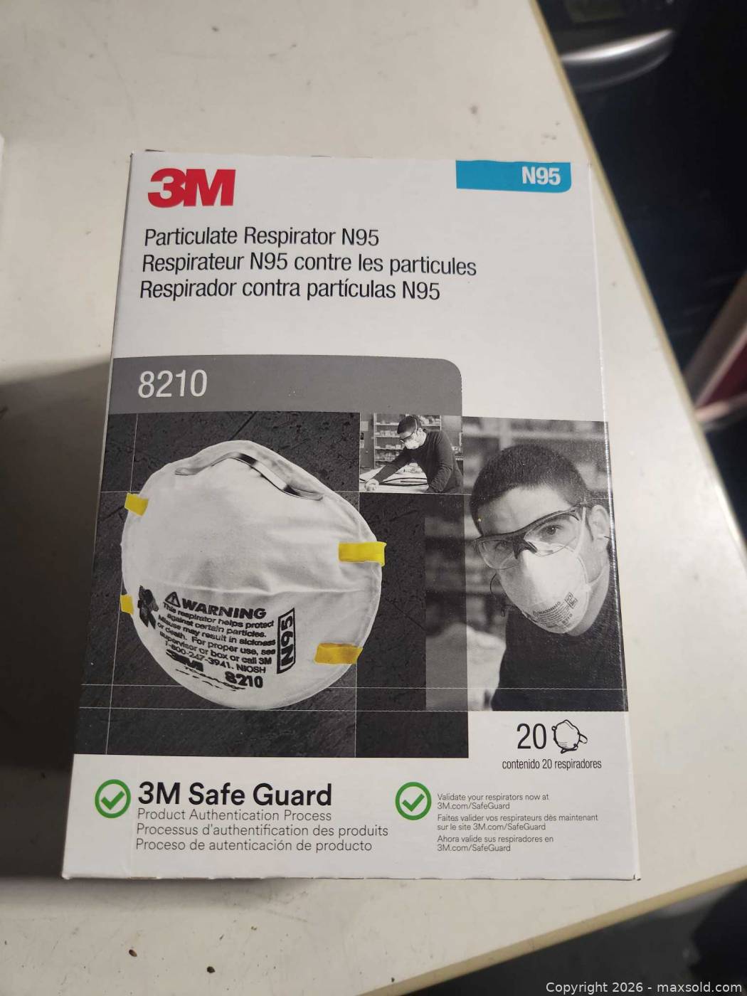 3M N95 respirator masks, 3 boxes | Maxsold