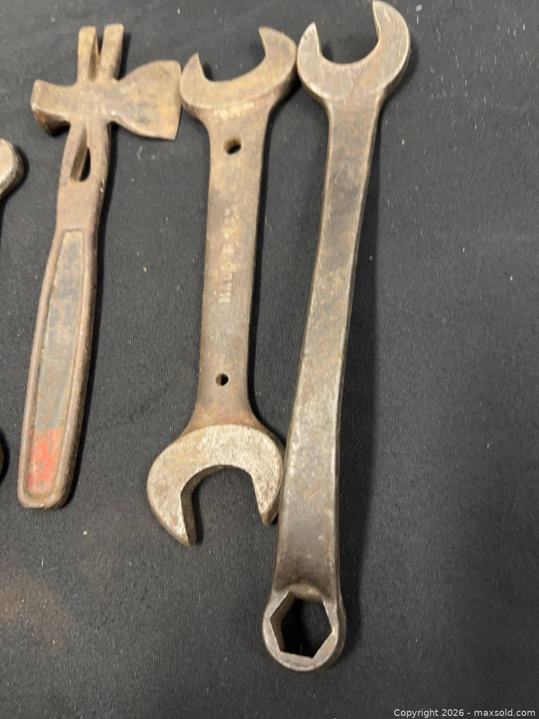 Six vintage assorted wrenches and tools | Maxsold