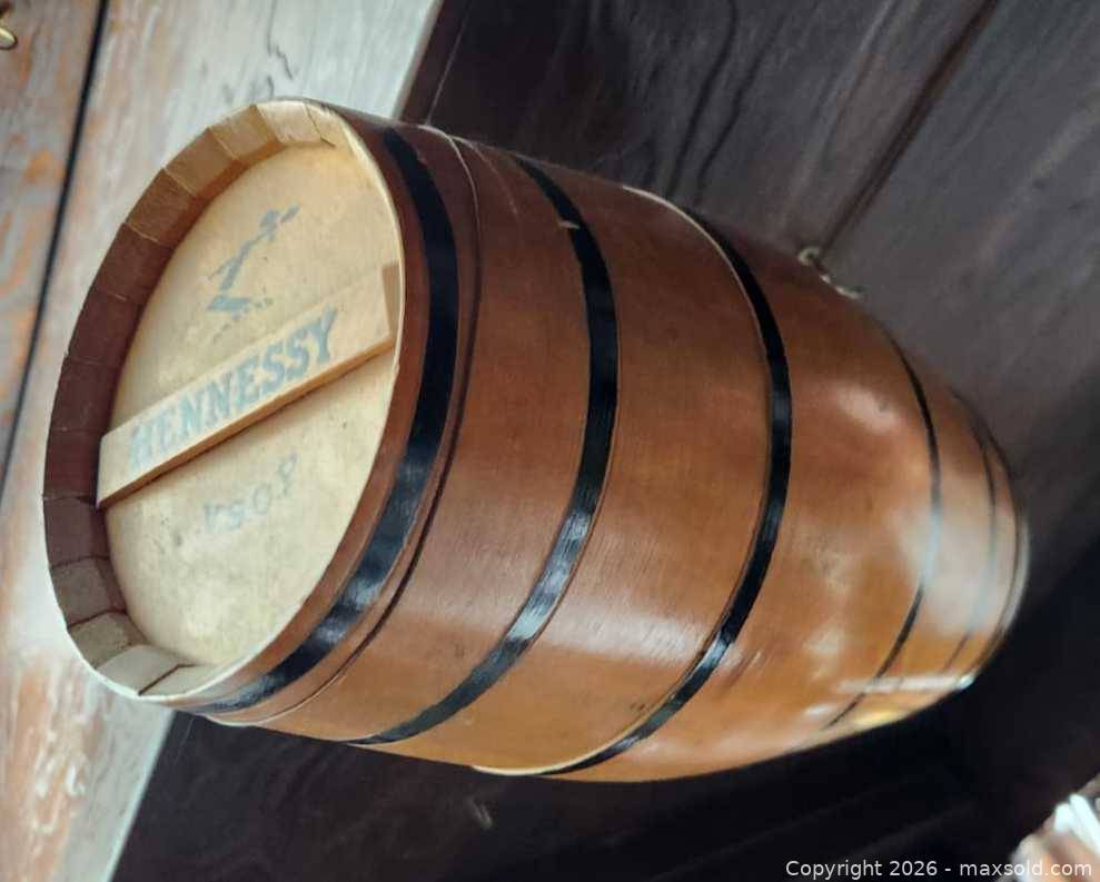 Vintage Hennessy Wooden Promotional Barrel | Maxsold