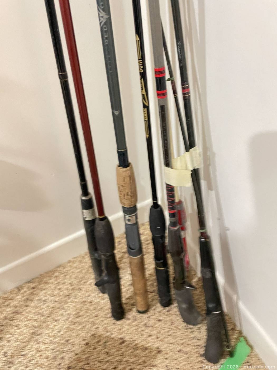 6 Fishing Rods & 3 Boxed Reels Shimano Sigma | Maxsold