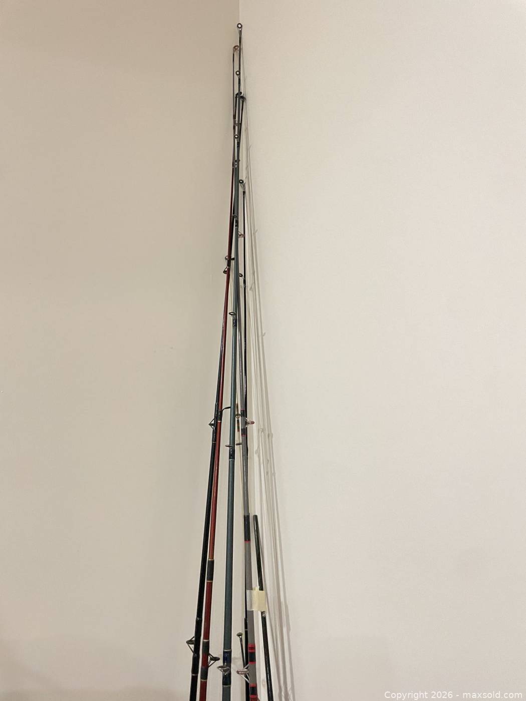 6 Fishing Rods & 3 Boxed Reels Shimano Sigma | Maxsold