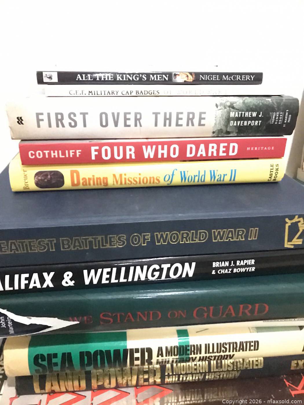 Military and General History Book Lot | Maxsold