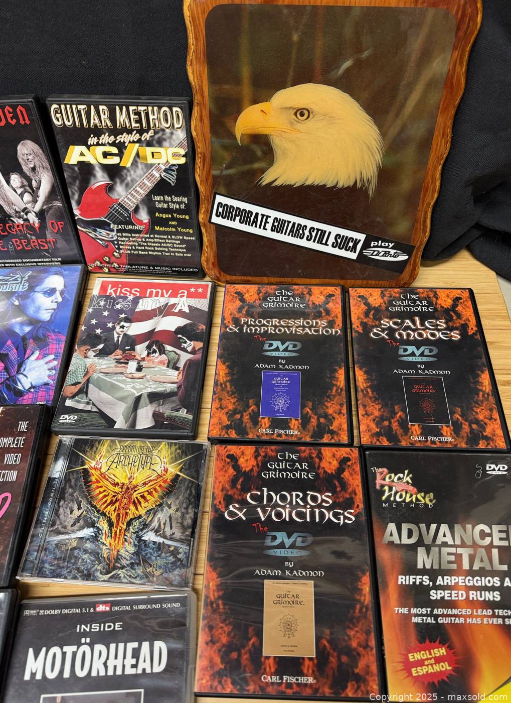 Heavy metal & guitar instruction DVDs | Maxsold