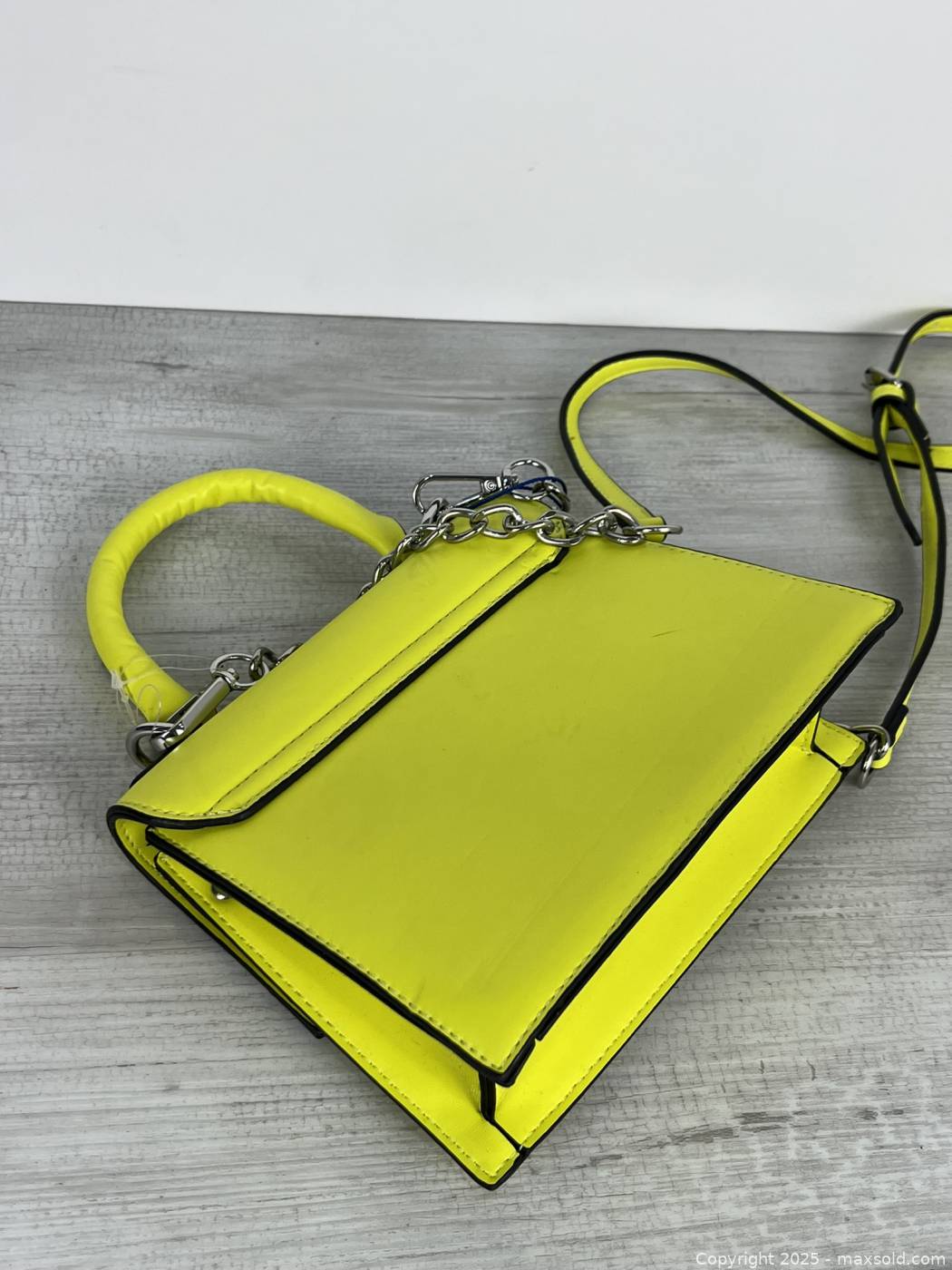 Call It Spring neon yellow handbag | Maxsold