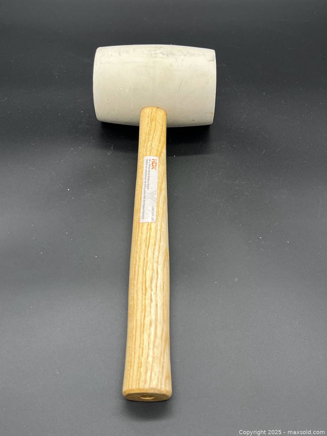 HDX white rubber mallet | Maxsold