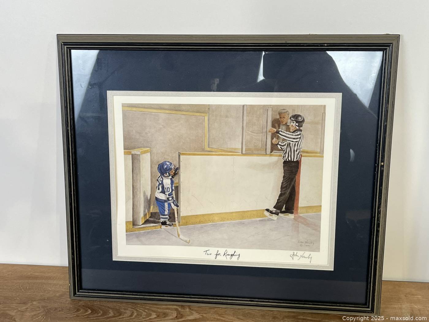 Framed print “Two for Roughing” by John Newby | Maxsold