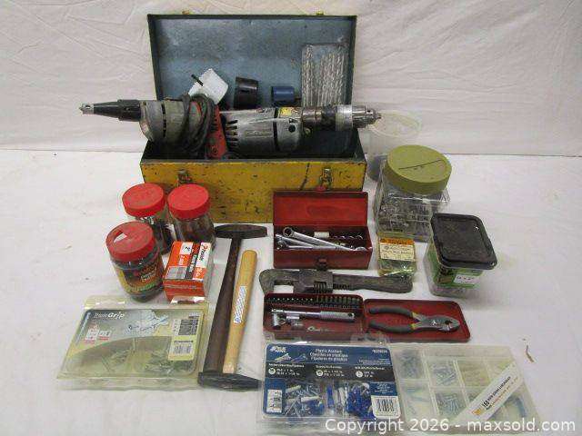 Corded Power Drill, Hand Tools, Fasteners | Maxsold