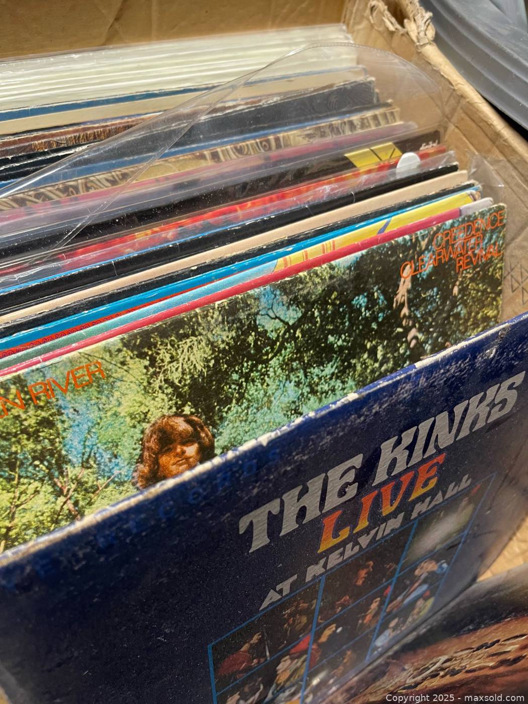 Box of assorted vinyl records | Maxsold