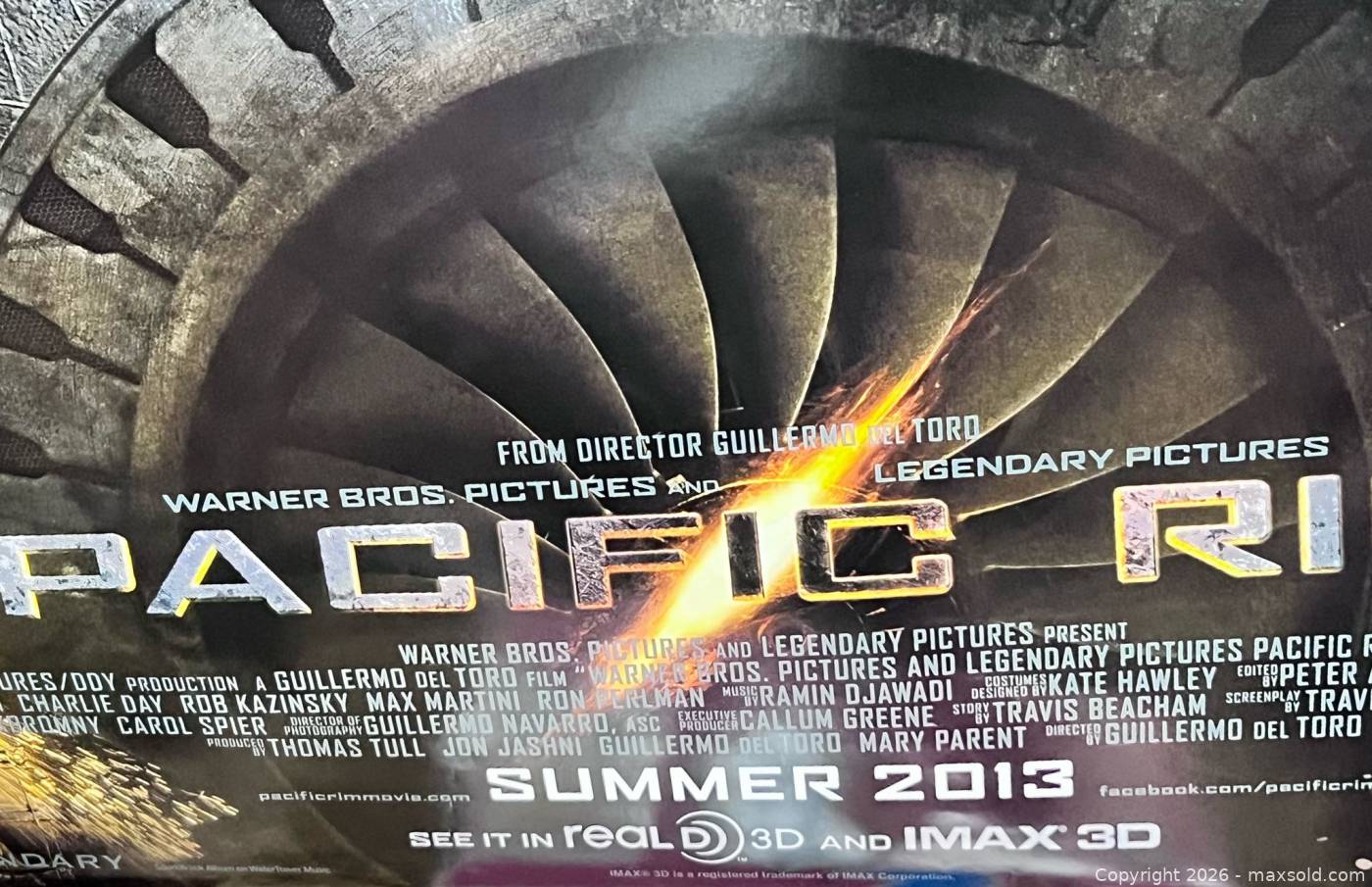 2012 Pacific Rim double-sided 27x40 advance poster | Maxsold