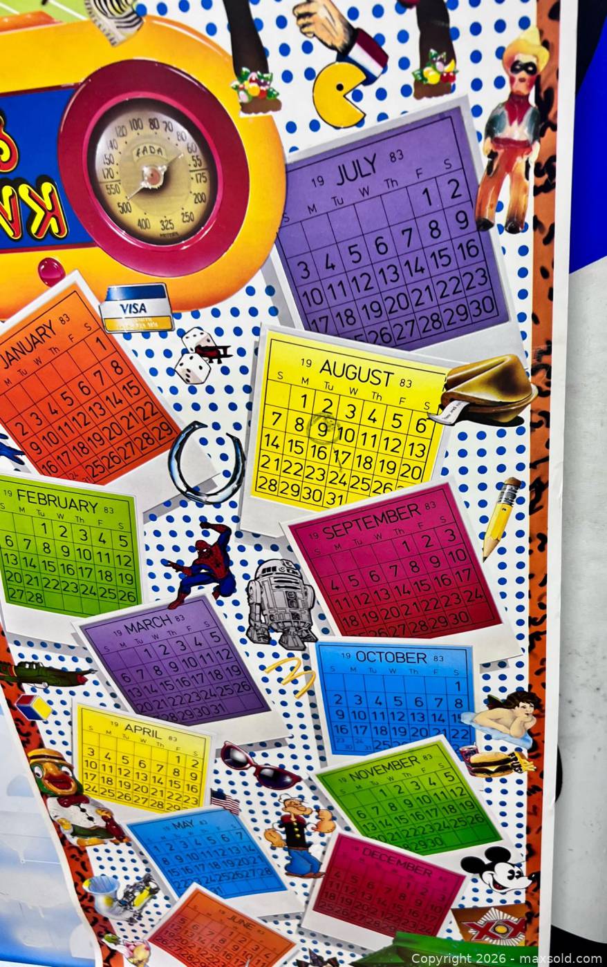 94.7 KMIT 1983 calendar poster | Maxsold