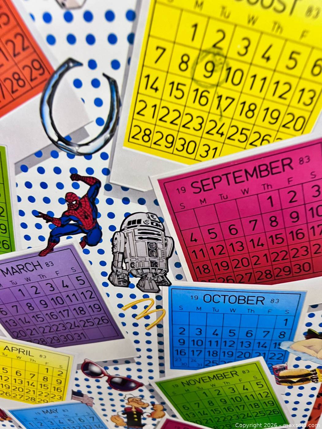 94.7 KMIT 1983 calendar poster | Maxsold