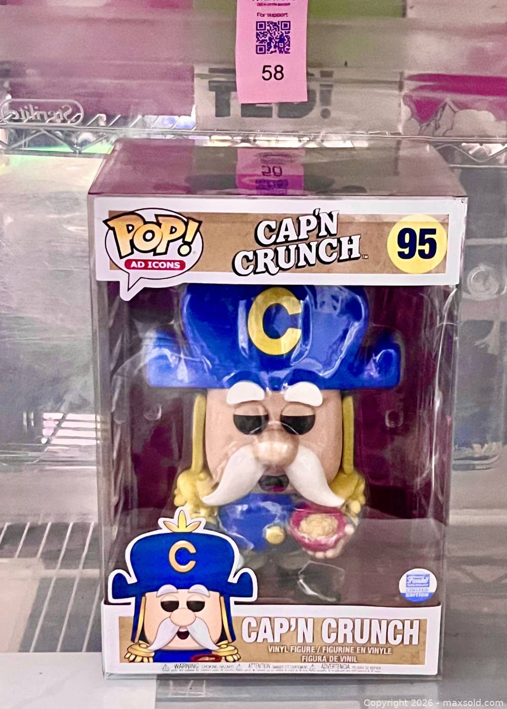 Funko Pop! 10" Cap'n Crunch Vinyl Figure | Maxsold