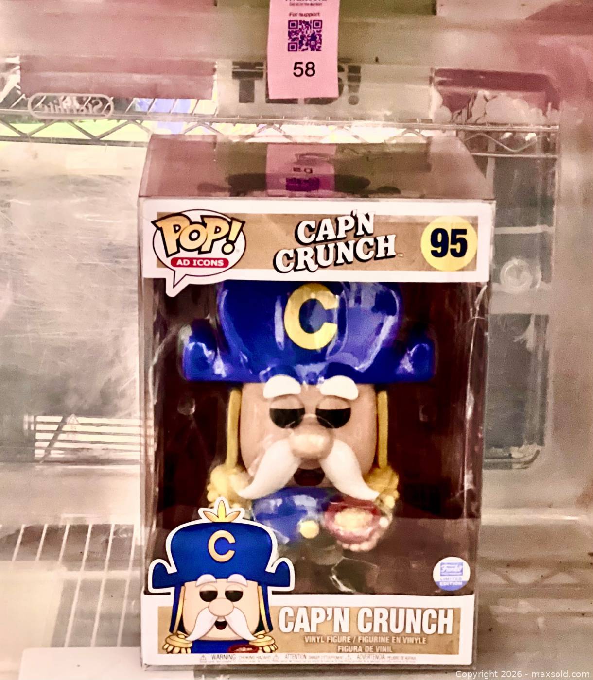 Funko Pop! 10" Cap'n Crunch Vinyl Figure | Maxsold