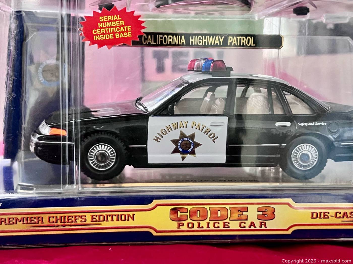 Toy diecast car lot – NASCAR #24, Code 3 CHP, racing tin | Maxsold