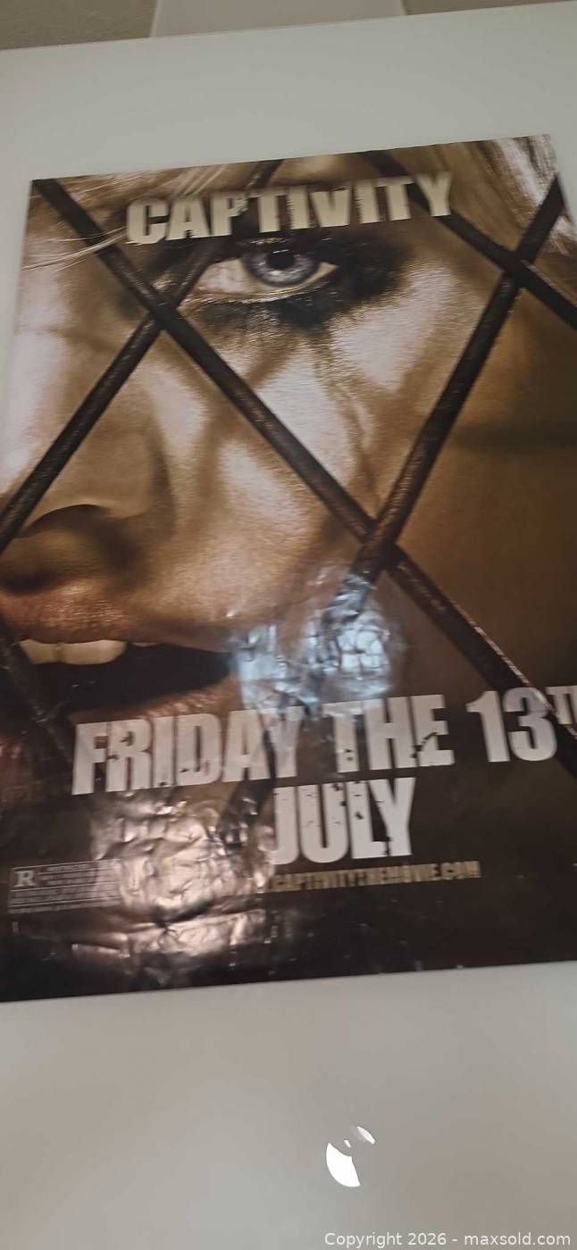 Captivity original movie poster | Maxsold