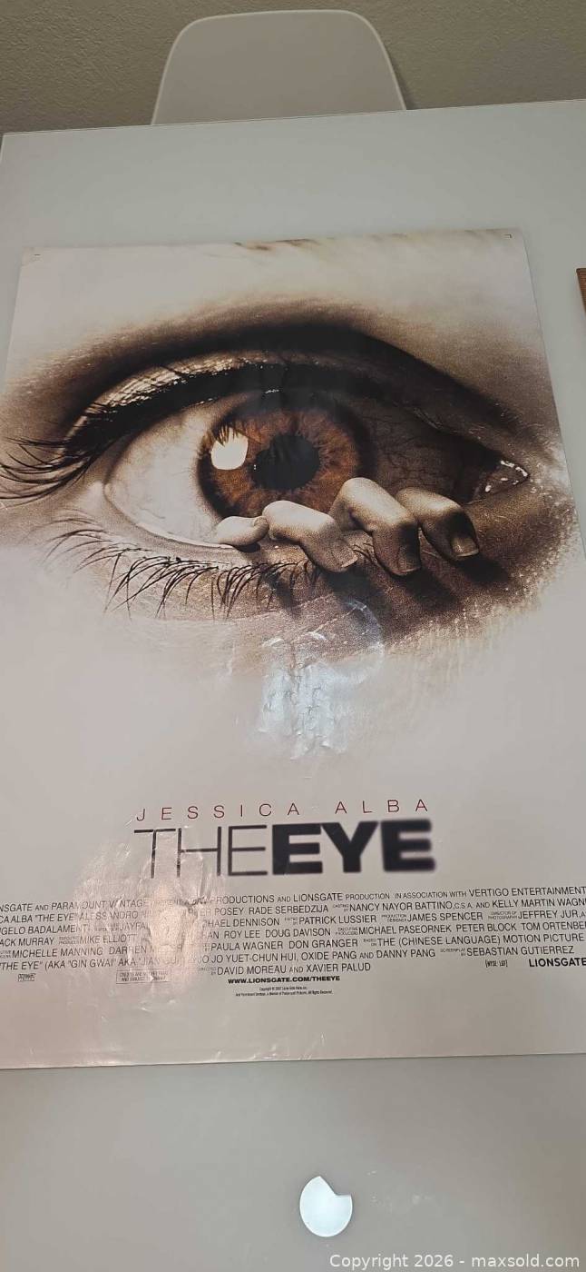 The Eye original movie poster | Maxsold