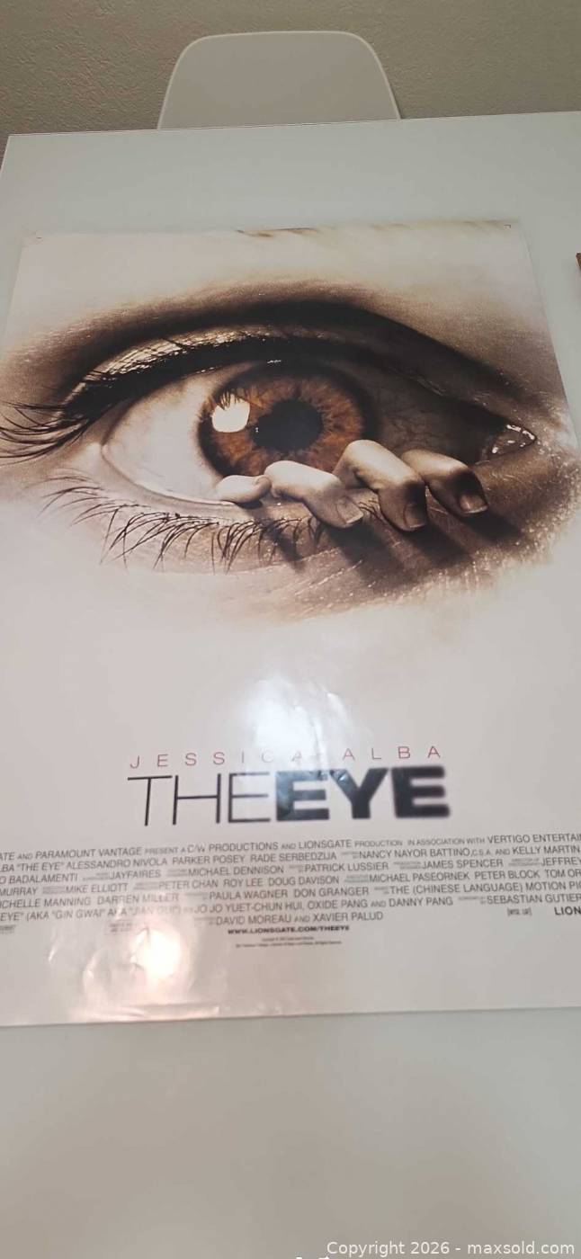 The Eye original movie poster | Maxsold