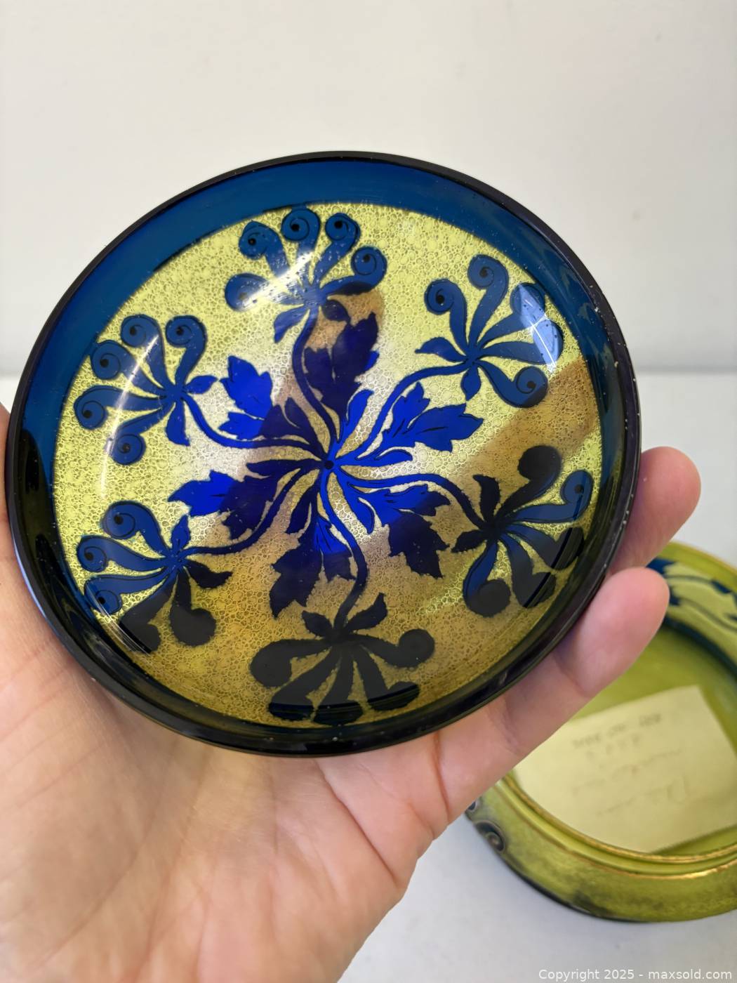 C.1920 Bohemian cameo glass lidded box | Maxsold