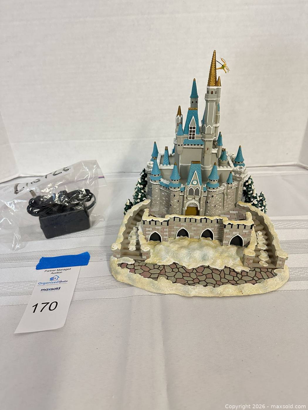 Lighted Disney-Style Castle Figurine | Maxsold